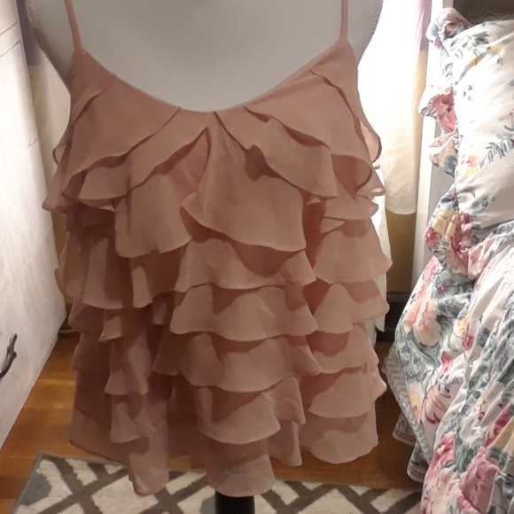 Candie's | Tops | Ruffled Spaghetti Straps Top | Poshmark